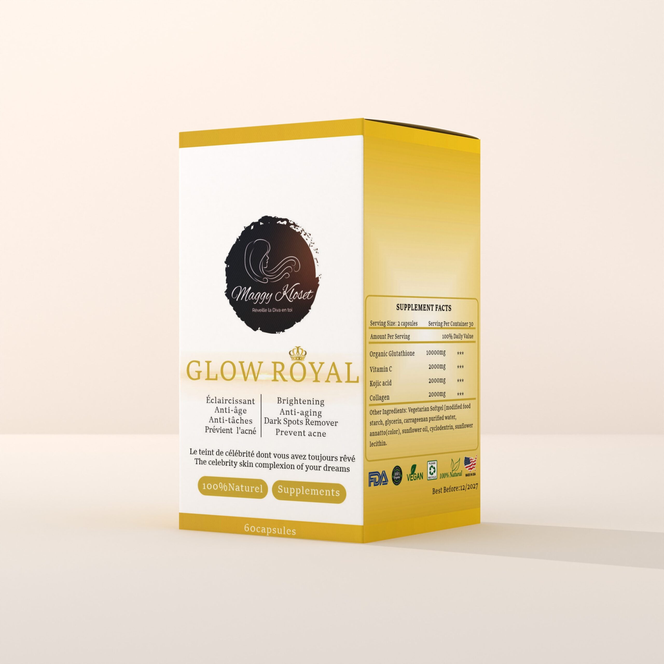 Gélules Glow Royal – Maggy Kloset Beauty SH